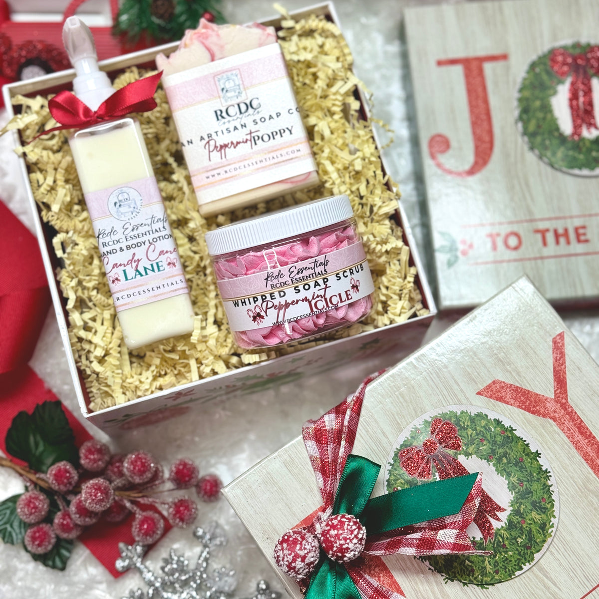 Peppermint Candy Cane ~ Holiday Gift Set – RCDCessentials