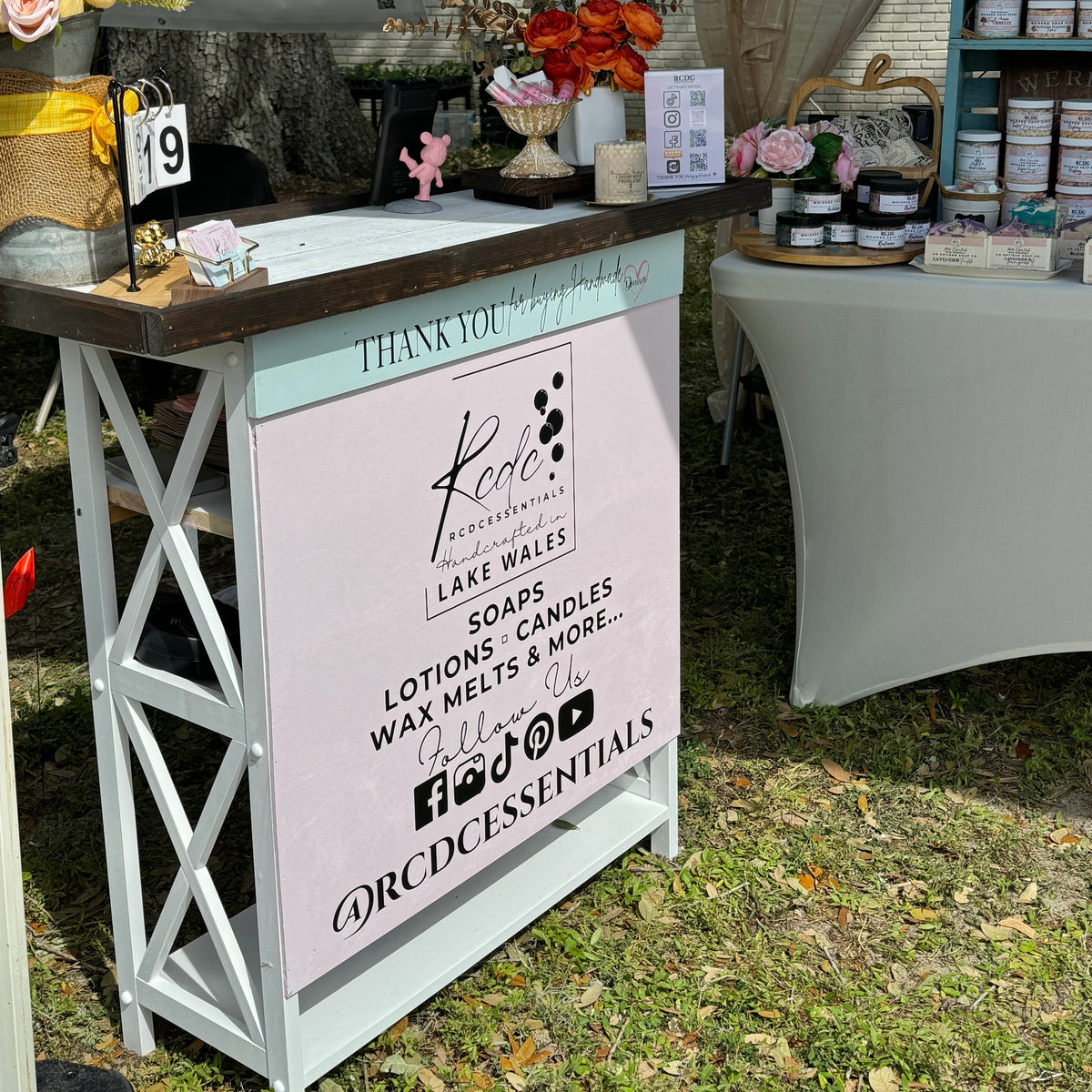 DIY homemade Market Vendor Checkout Stand – RCDCessentials